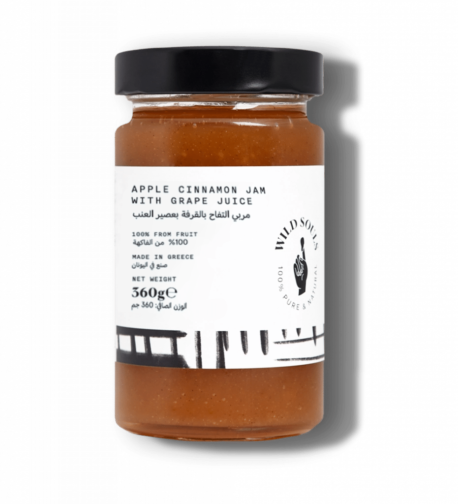 Apple and Cinnamon jam with Grape Juice - Wild Souls UAE